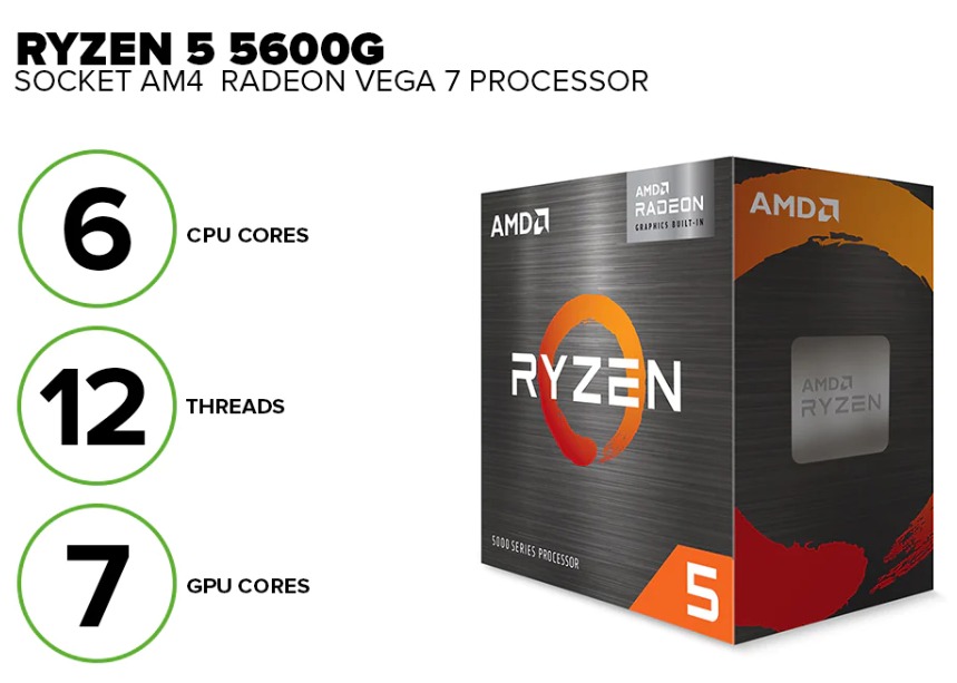 AMD Ryzen 5 5600g 6 Core 12 Thread - AutoPlay