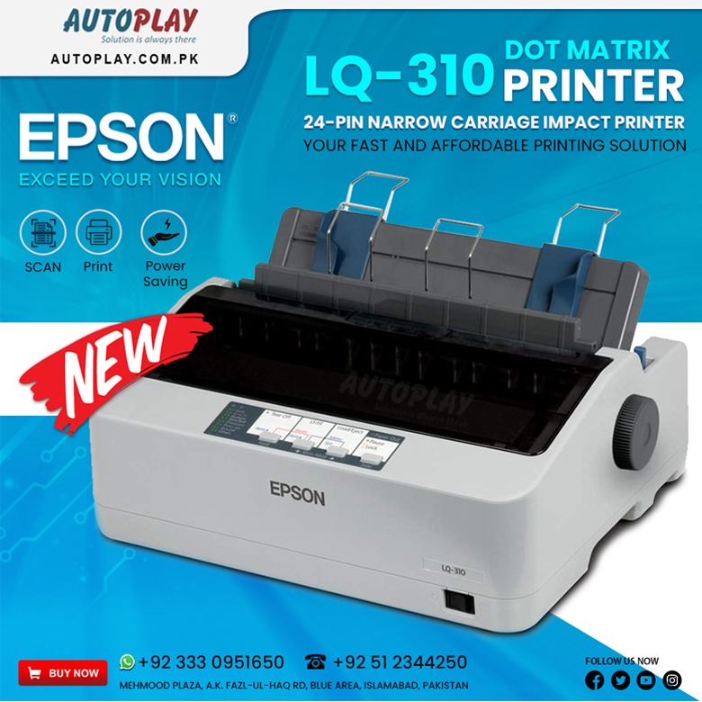 Epson LQ-310 Dot Matrix Printer - AutoPlay