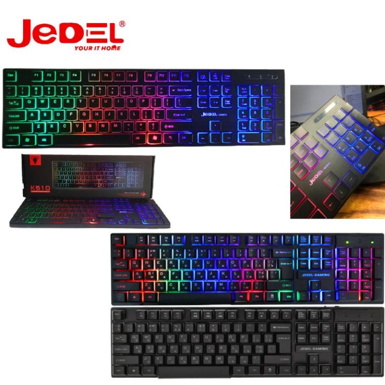 JEDEL K510 Gaming RGB Wired Keyboard - AutoPlay